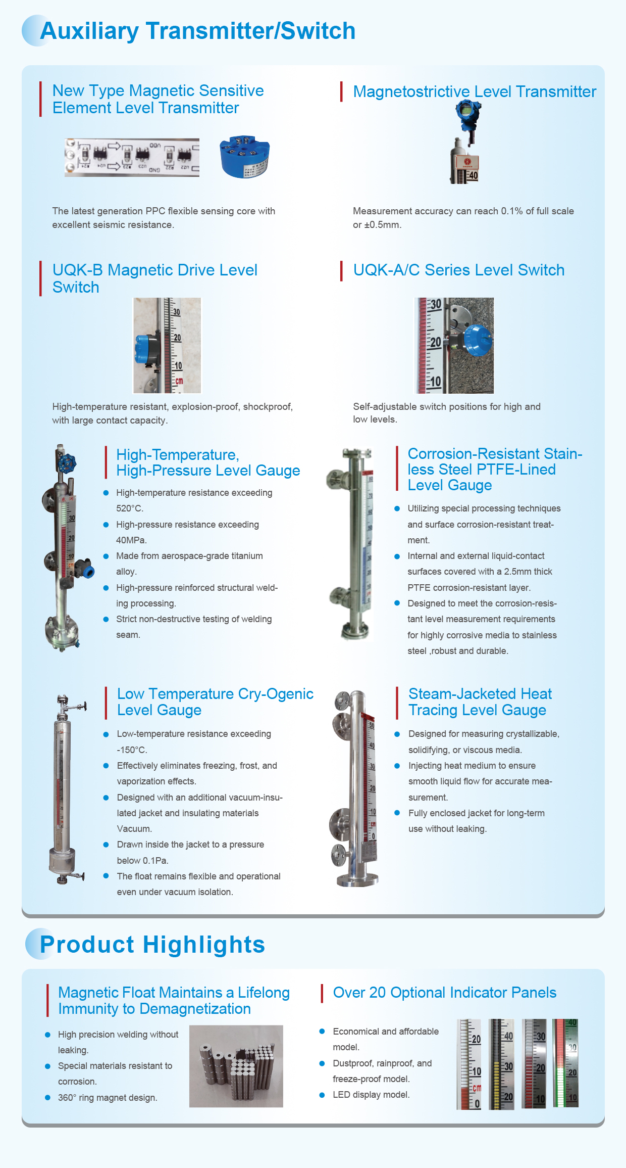 Magnetic Level Gauge - Dongrun Instrument